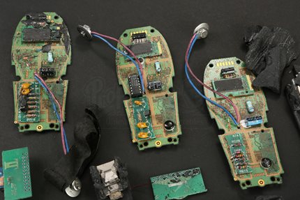 Terminator Genisys: Skynet's (Matt Smith) Lot of Three Crushed Two-Way ...