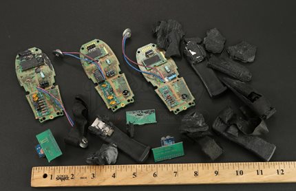 Terminator Genisys: Skynet's (Matt Smith) Lot of Three Crushed Two-Way ...