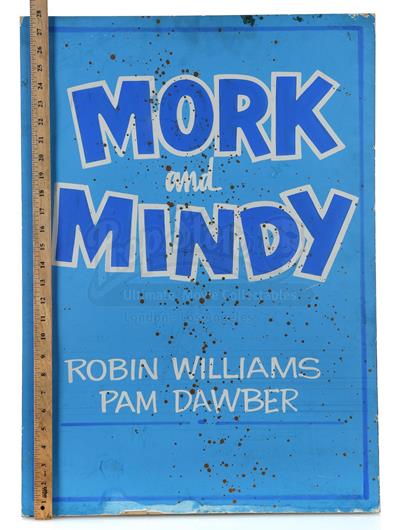 MORK & MINDY (1978 - 1982) - ‘Mork & Mindy’ Hand-Painted Paramount ...