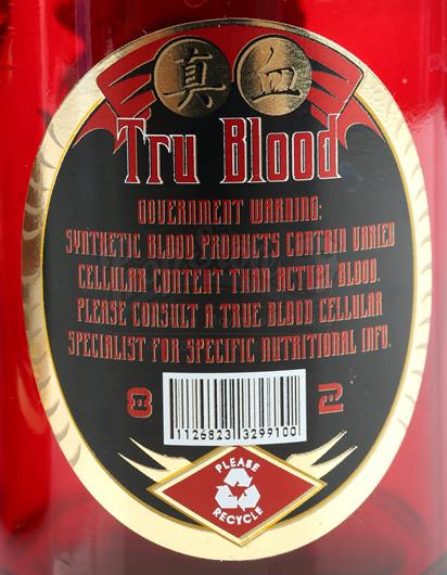 TRUE BLOOD (2008 - 2014) - Two Bottles Of ‘Tru Blood’ Plasma Protein ...