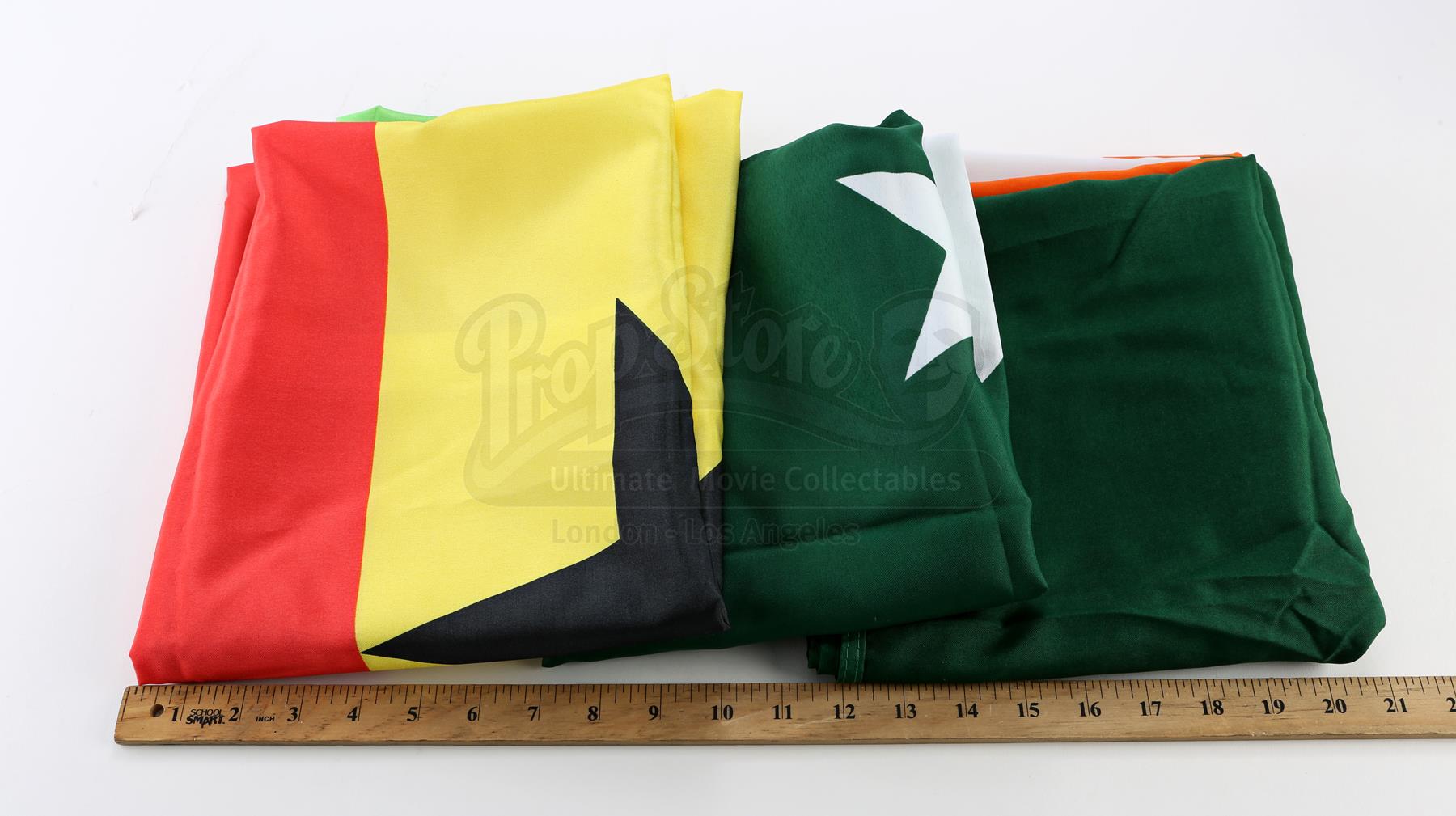 THE TWILIGHT SAGA: ECLIPSE (2010) - Forks High School Cafeteria Flags