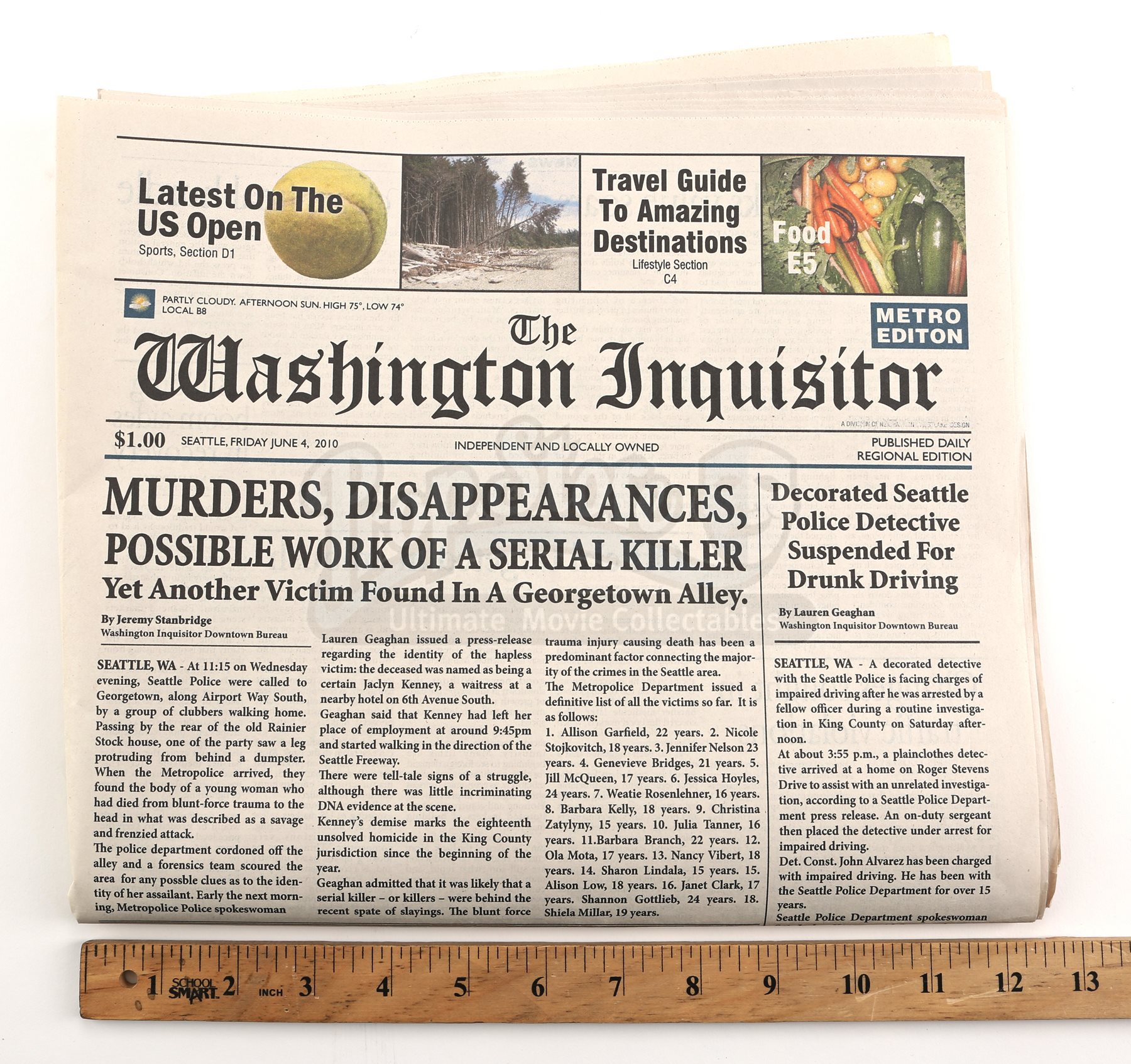 Washington Inquisitor 'Serial Killer' Newspaper