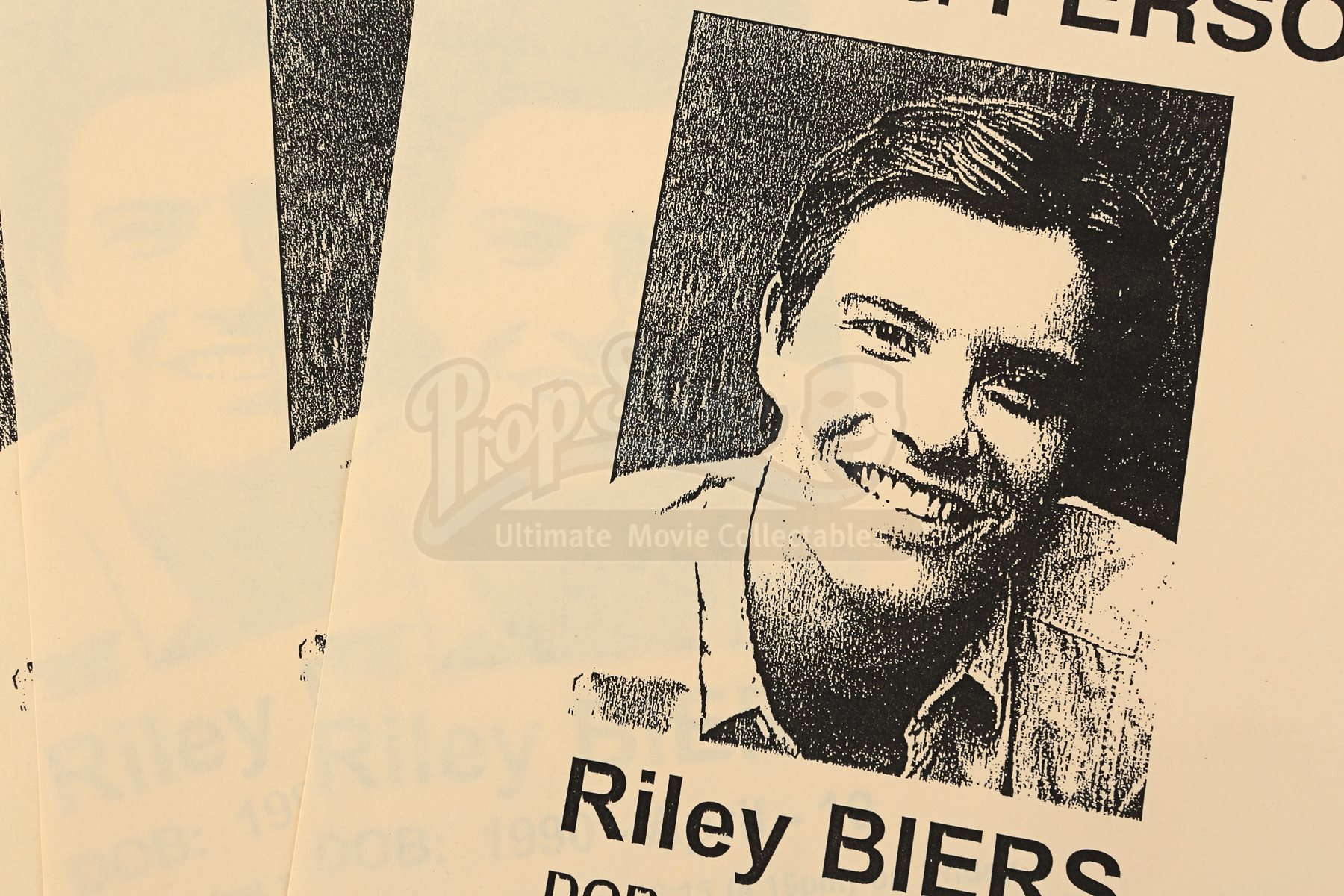 Riley Biers Missing Person Flyers