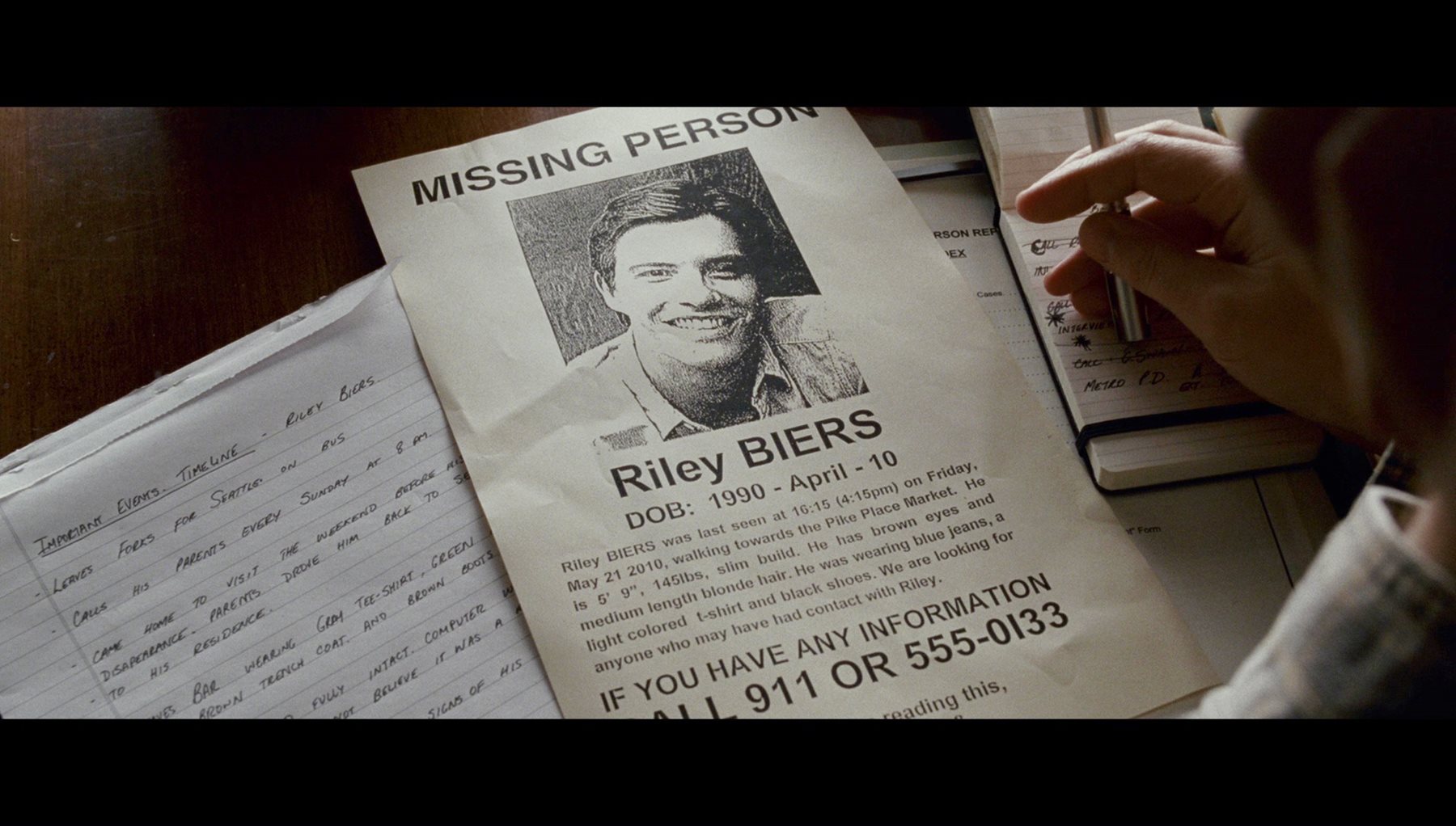 Riley Biers Missing Person Flyers