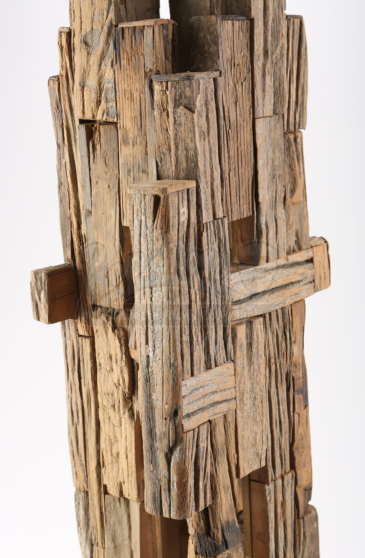 Cullen House Wood Tower Patio Sculpture