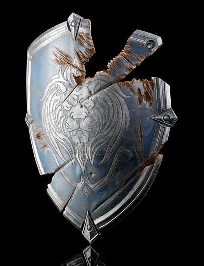 Battled-Damaged Foot Soldier Alliance Shield - Current price: $1100