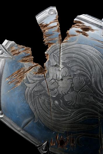 Battled-Damaged Foot Soldier Alliance Shield - Current price: $1100