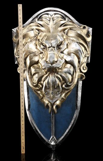 Alliance Large Gold Lion Shield - Current price: $1900