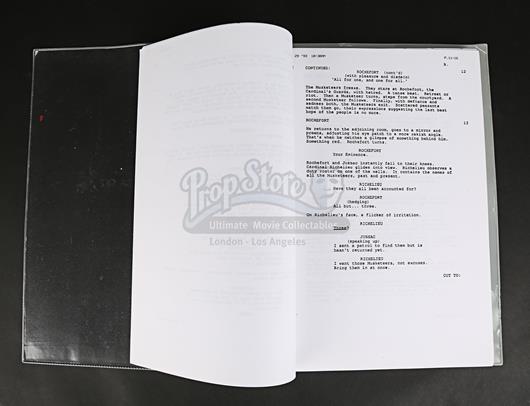 THREE MUSKETEERS, THE (1993) - Script and Promotional Booklet - Current ...