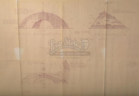 LOST IN SPACE (1998) - Jupiter II Dome Blueprint - Current price: £25