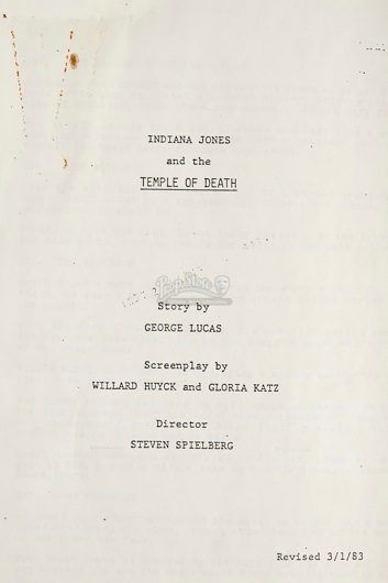 INDIANA JONES AND THE TEMPLE OFDOOM (1984)