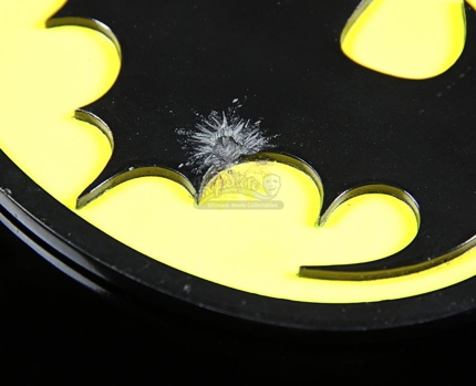 Showing some light stains and wear from use, the batemblem remains in ...