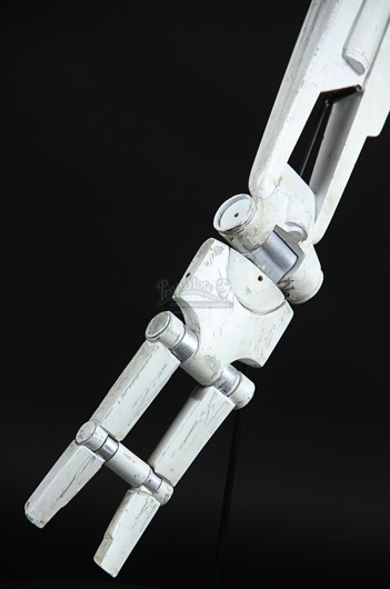 A battle droid arm from George Lucas’ sci-fi prequel Star Wars: The ...