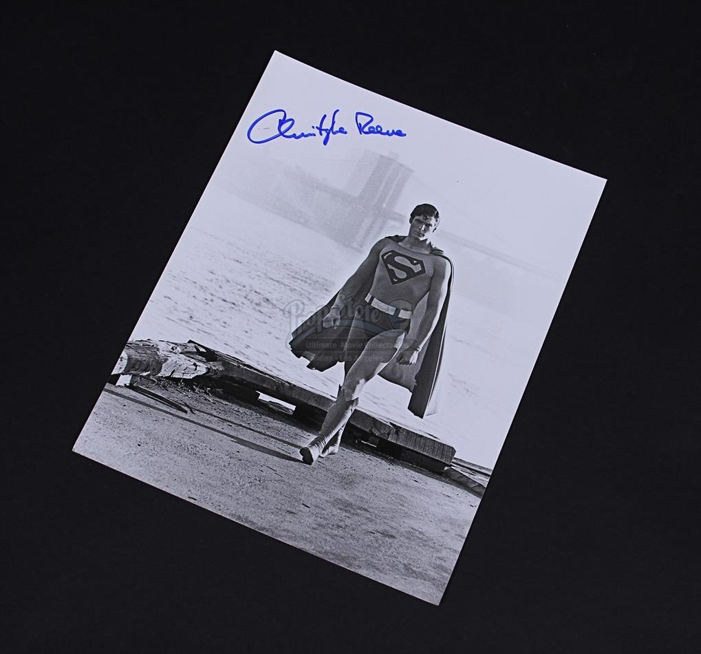 Christopher Reeve Signed Promotional Photograph
