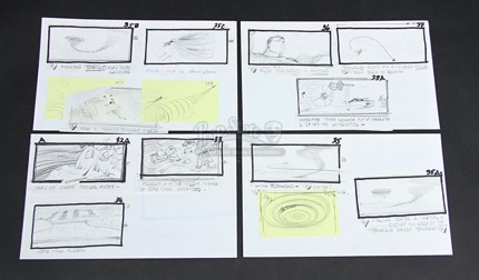 SUPERMAN III (1983) - Pencil Storyboard Set