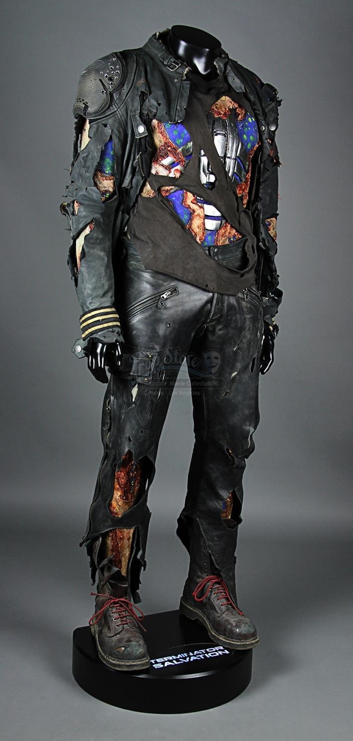 A full Terminator costume worn by Marcus Wright (Sam Worthington)in McG ...