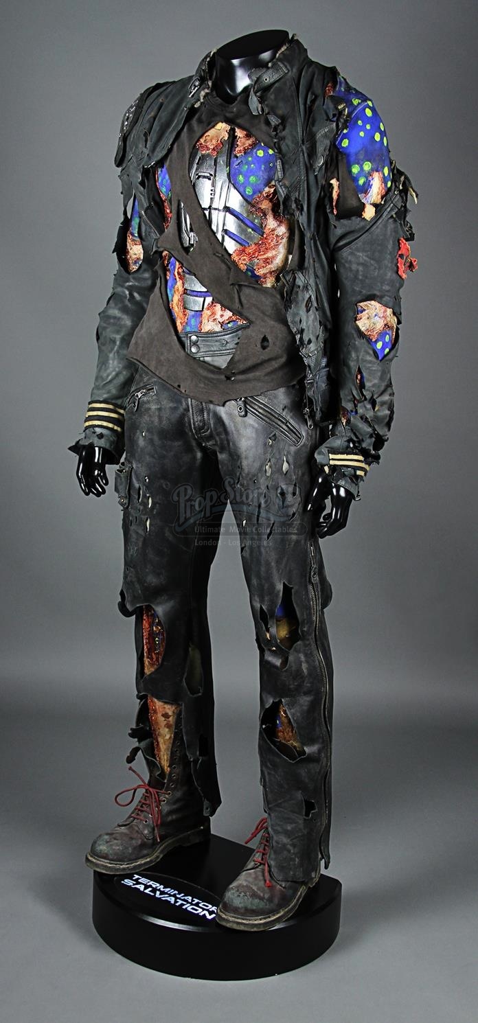 A full Terminator costume worn by Marcus Wright (Sam Worthington)in McG ...