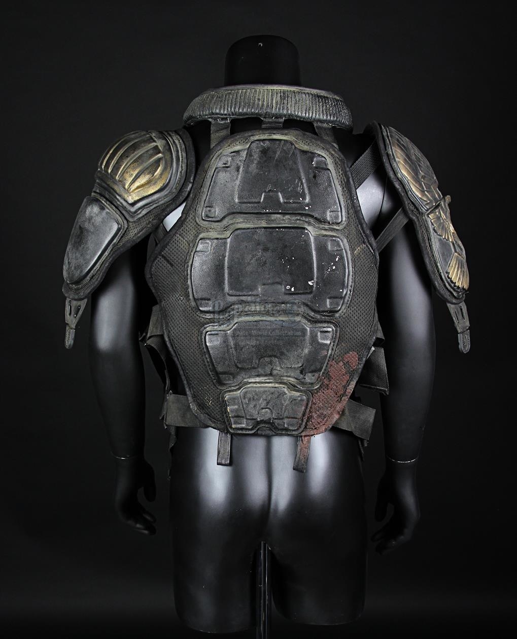 The piece is intentionally dressed down to appear heavilydamaged and ...